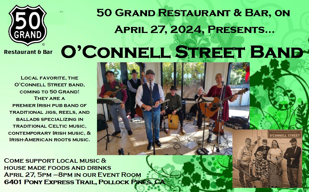 O’Connell Street Band - 50 Grand Restaurant